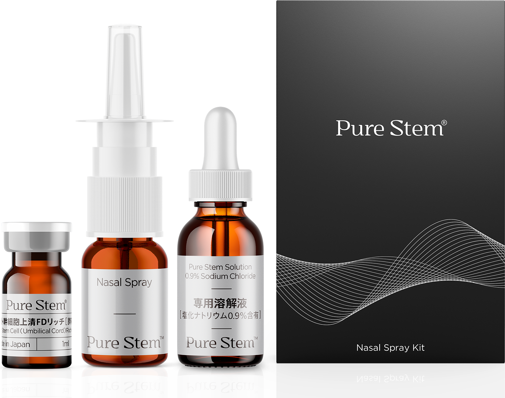 ヒト幹細胞上清FDリッチ(臍帯ウォートンジェリー)点鼻キット